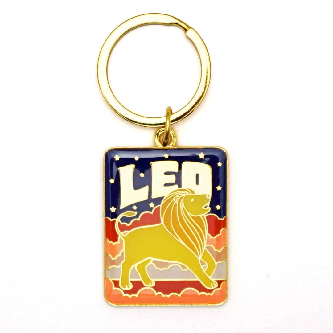 Leo Keychain - Etsy