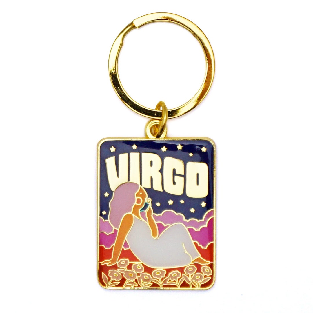 Virgo Keychain - Etsy
