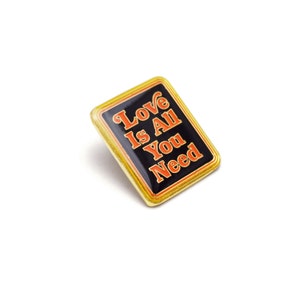 Love is All You Need Enamel Pin - Etsy