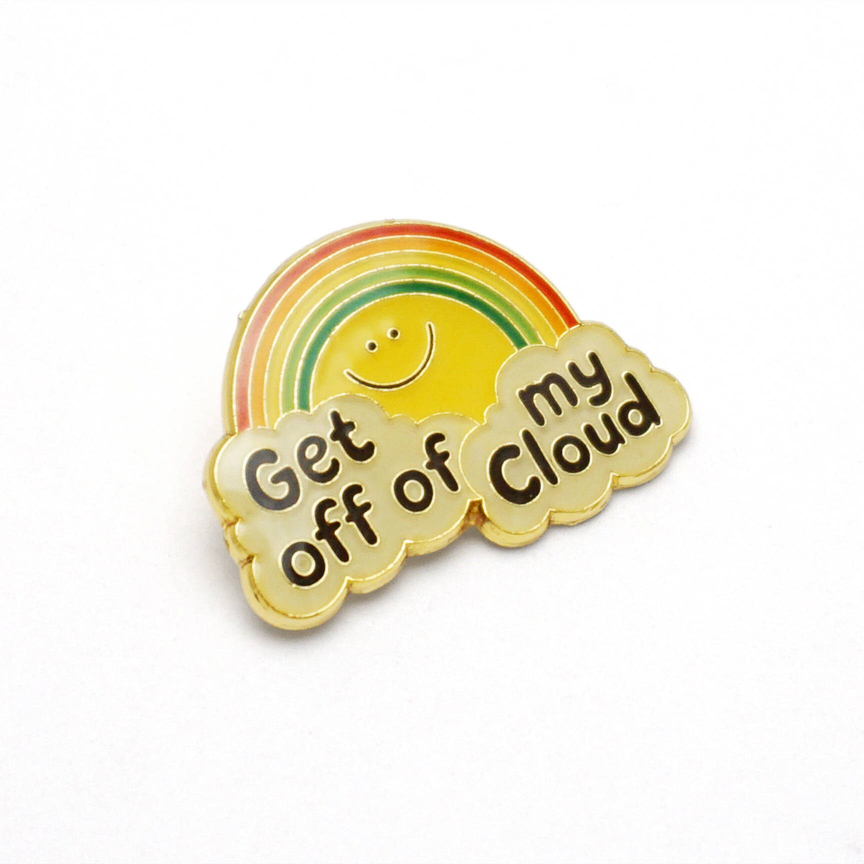 Get off of My Cloud Enamel Pin | Etsy