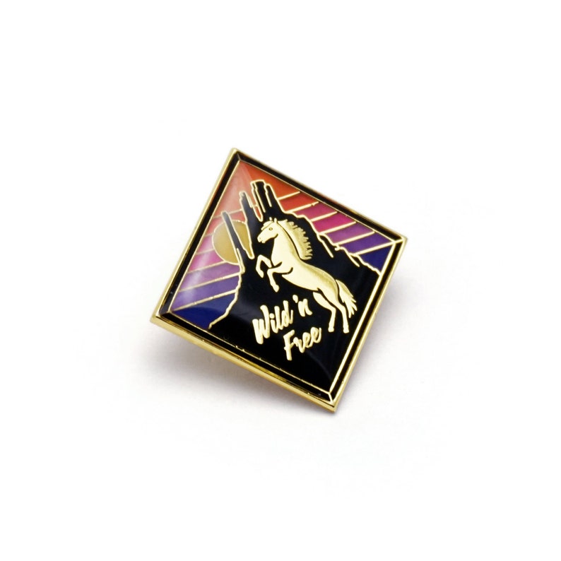 Mustang Enamel Pin | Etsy