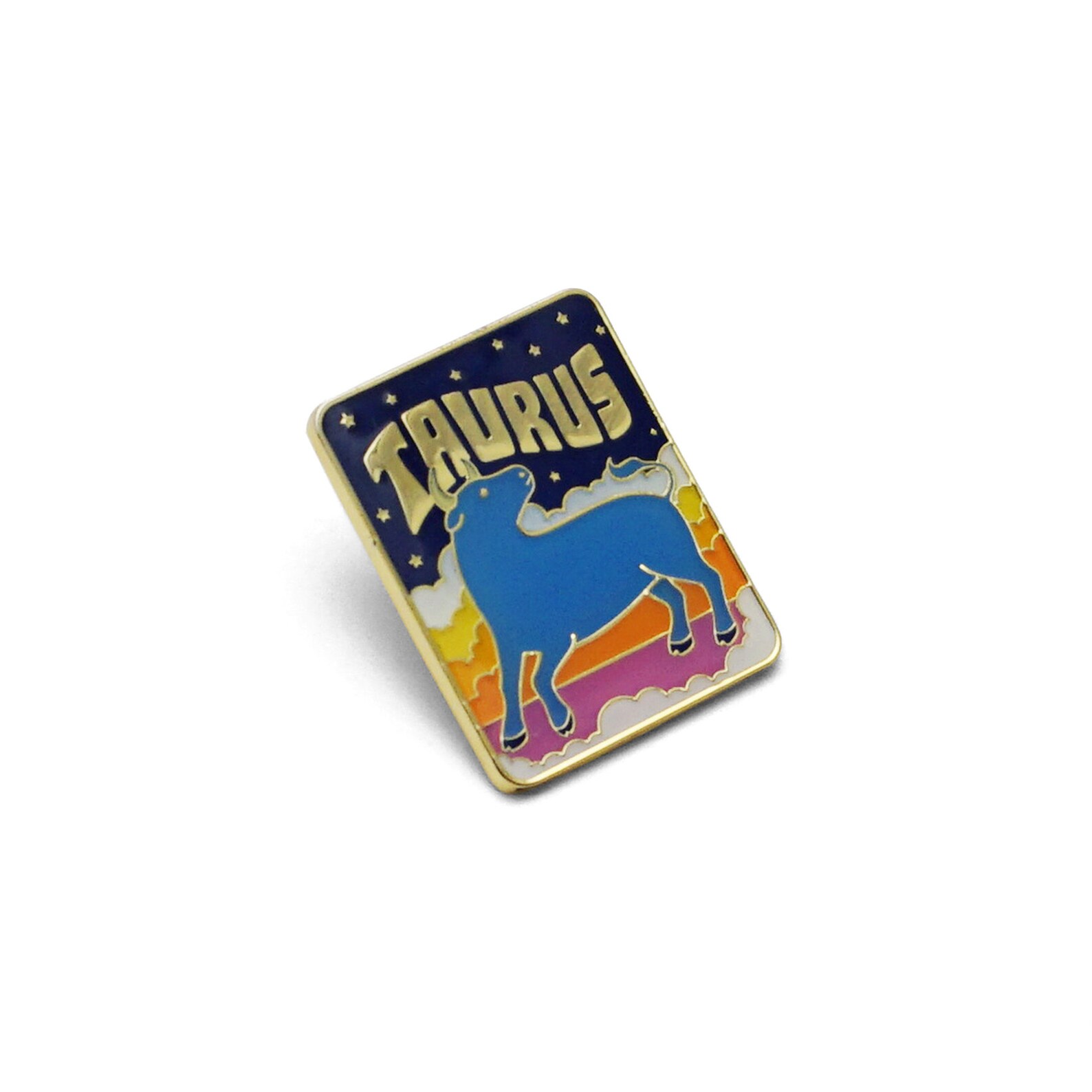 Taurus Enamel Pin - Etsy