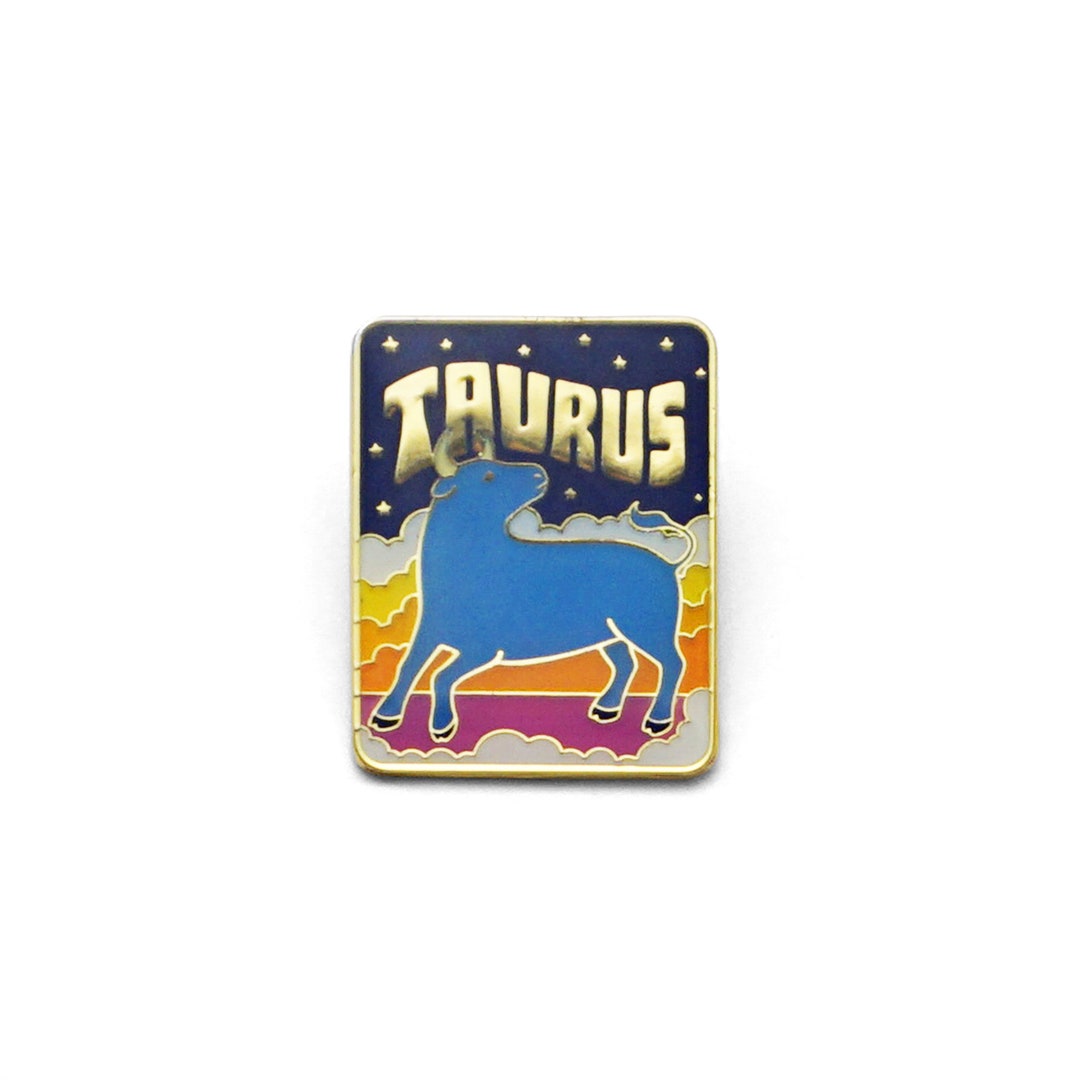 Taurus Enamel Pin - Etsy
