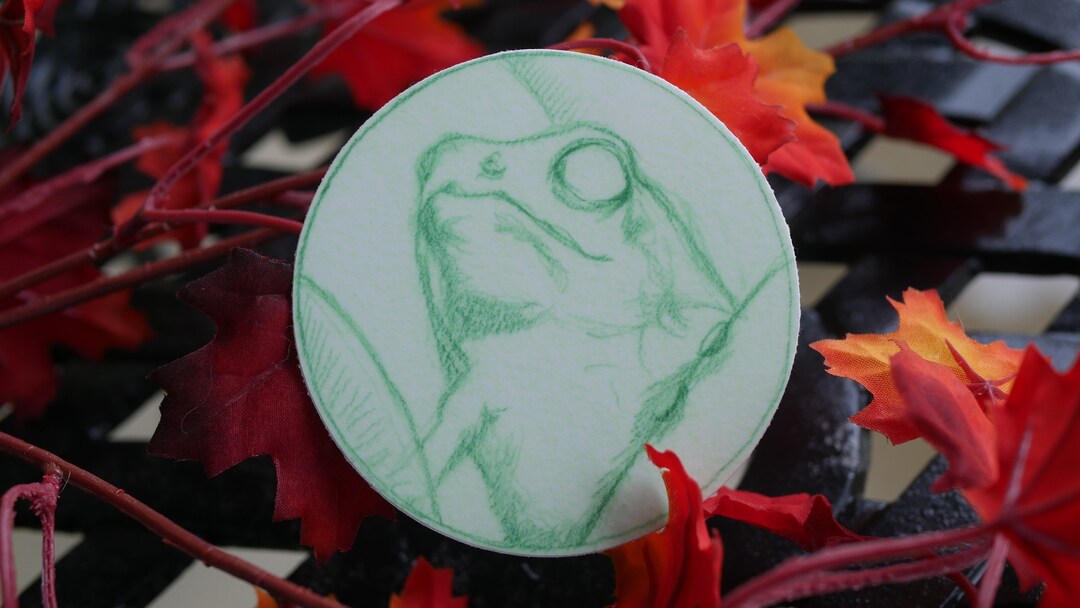 Frog Sticker: 3x3" Waterproof Vinyl Animal Decal - Etsy