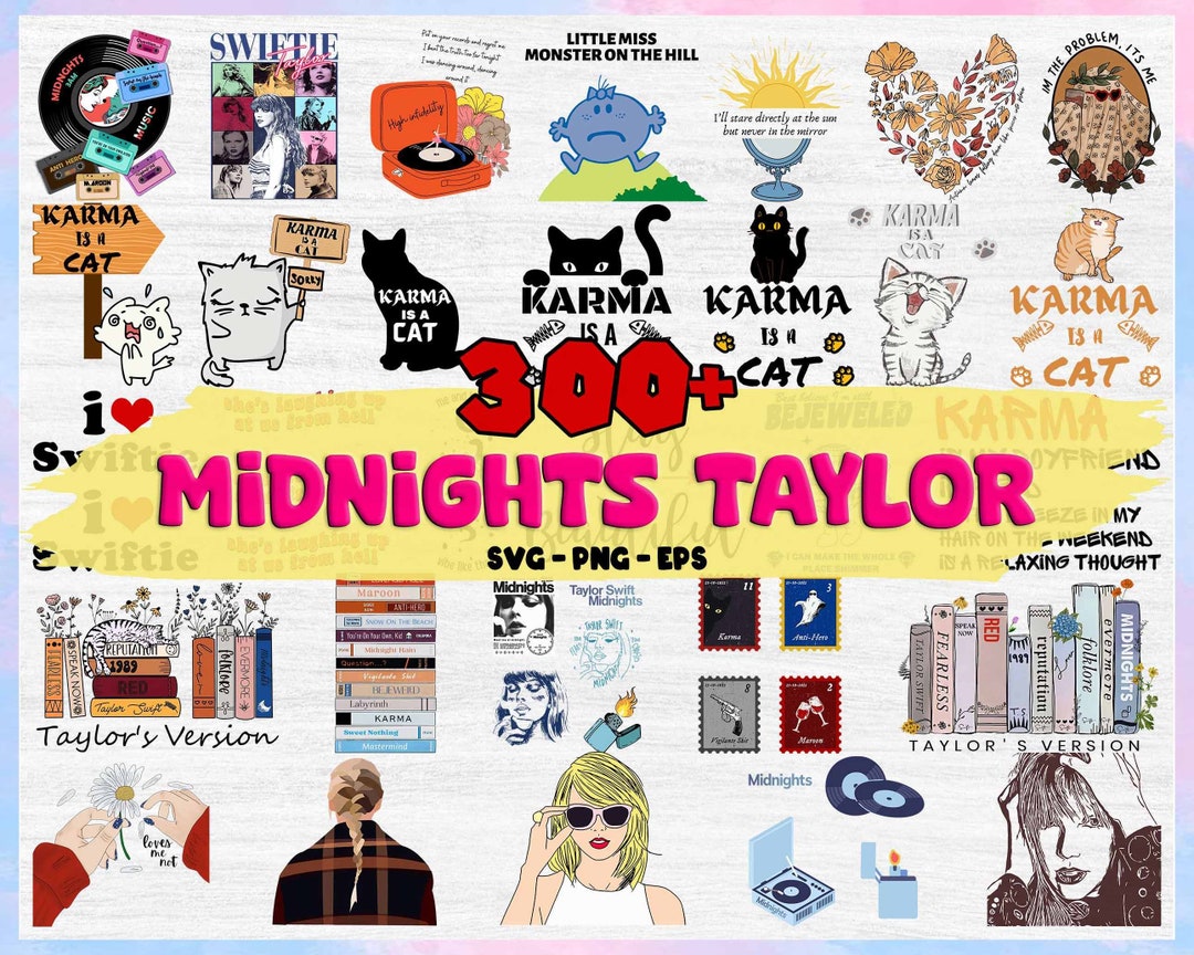 Taylor Swift Midnights Album SVG Graphic Design File - Etsy