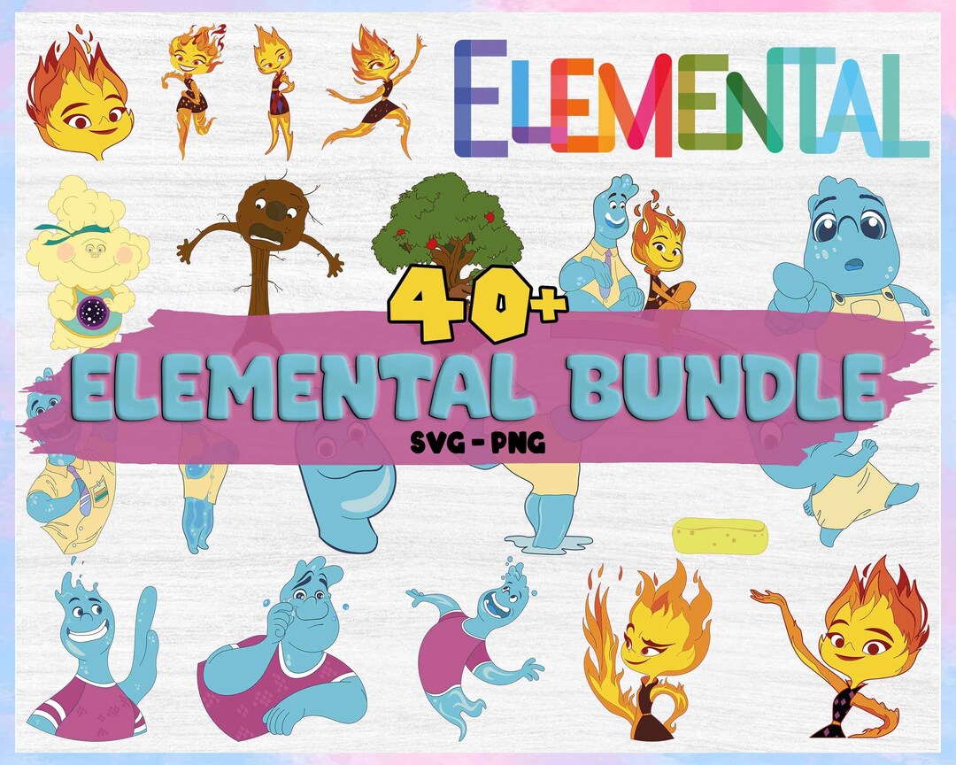 Elemental PNG, Elemental SVG Bundle, Elemental Clipart, Elemental Font ...