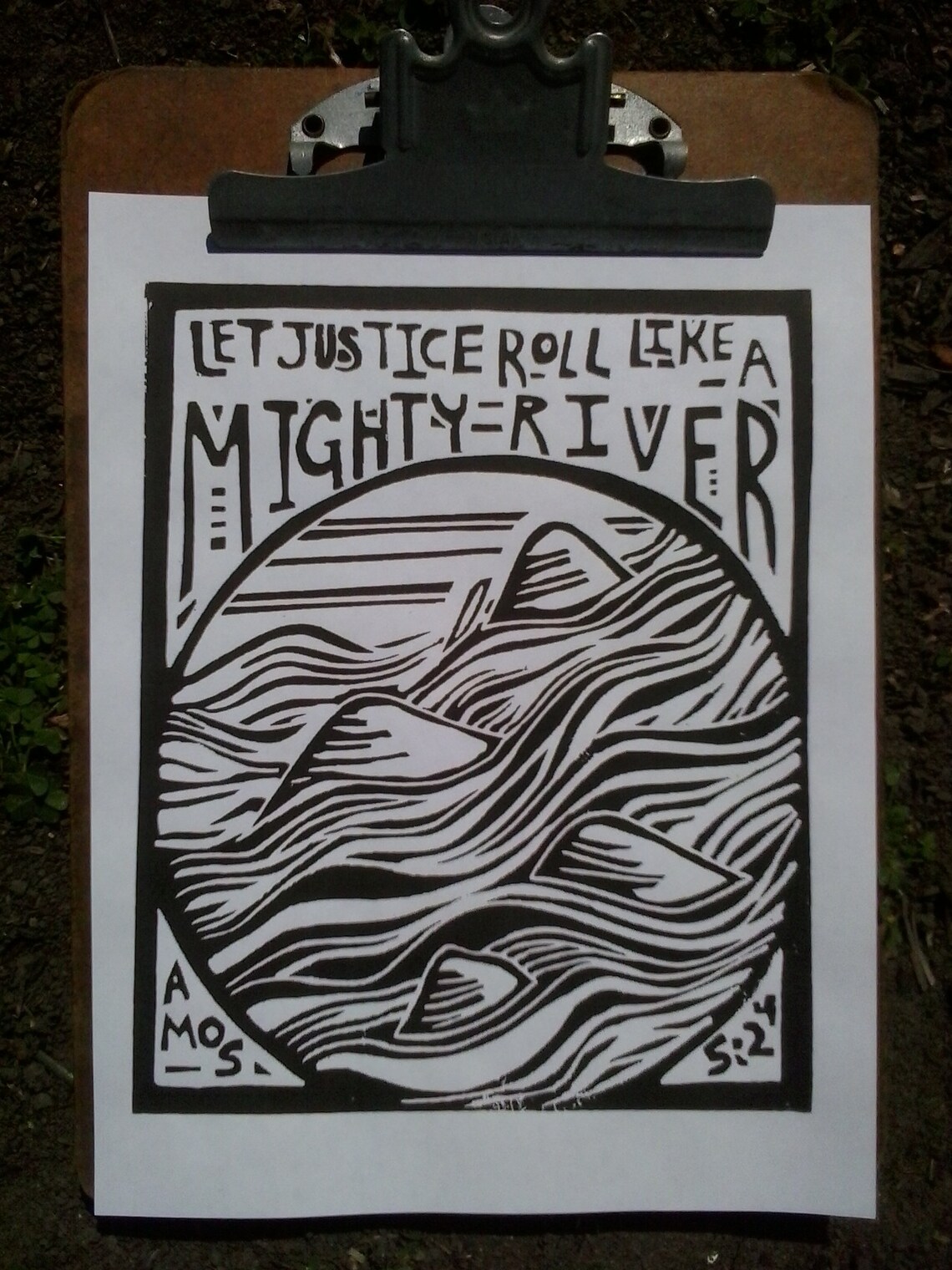 Digital Download Let Justice Roll Like a Mighty River Amos - Etsy