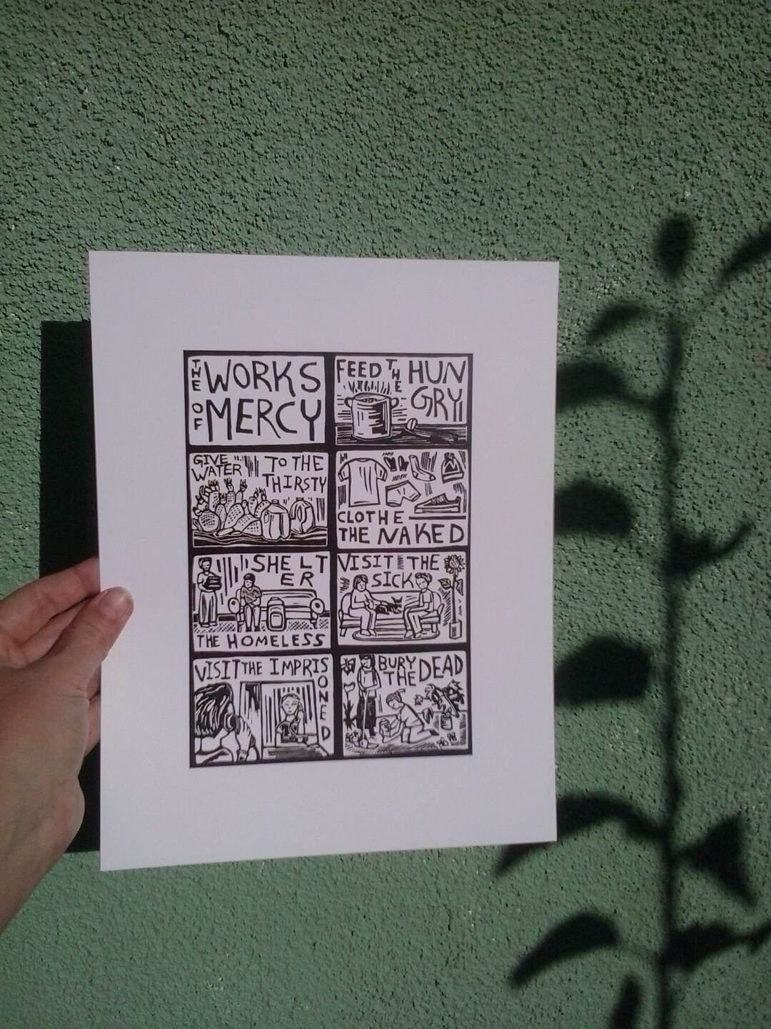 The Works of Mercy Digital Print - Etsy