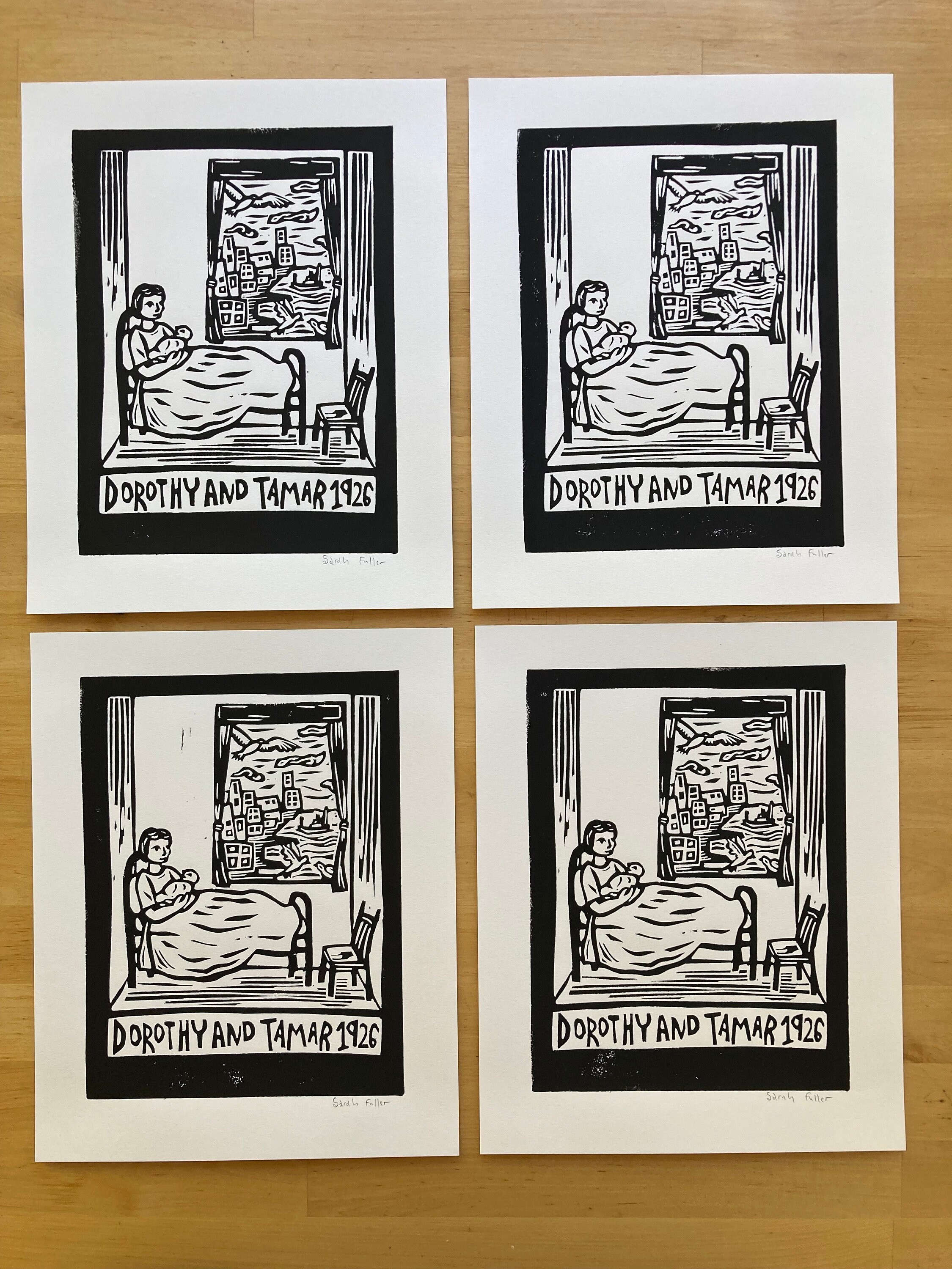 Catholic Worker Print: Dorothy Day and Tamar, 1926 - Etsy