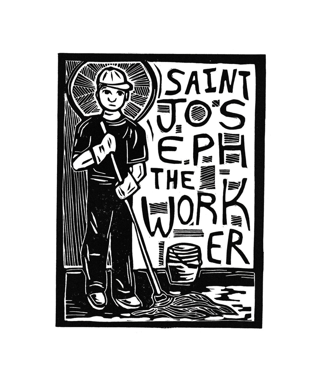 Digital Download- Saint Joseph the Worker - Etsy