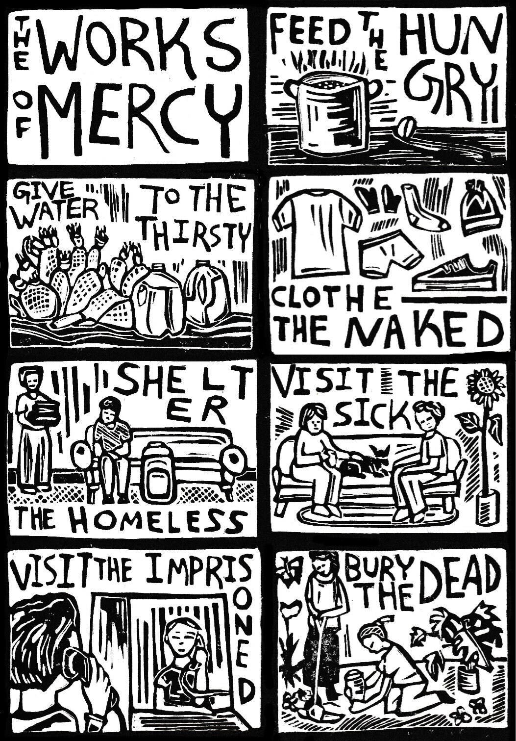 Digital Download the Works of Mercy - Etsy