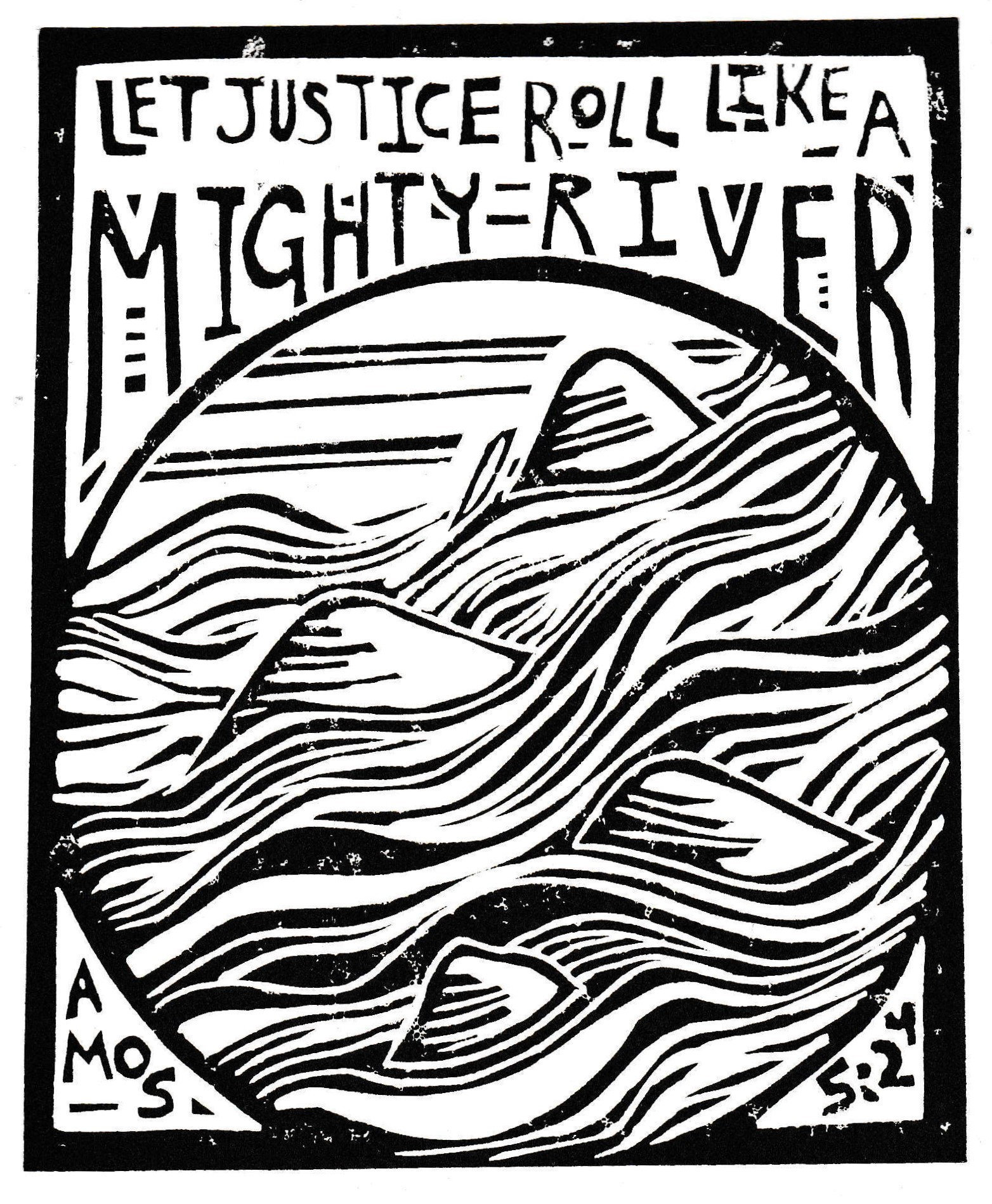 Let Justice Roll Like a Mighty River | Etsy