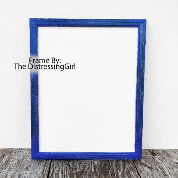 Cobalt Blue Frame - Etsy