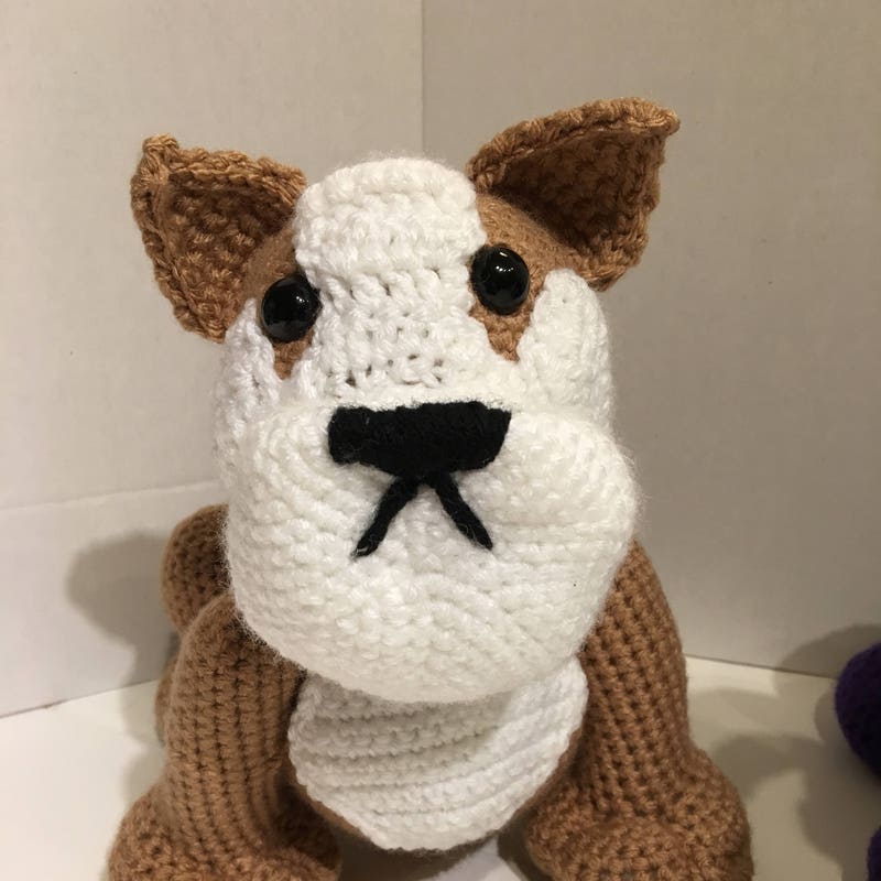 Bulldog Crochet Pattern - Etsy
