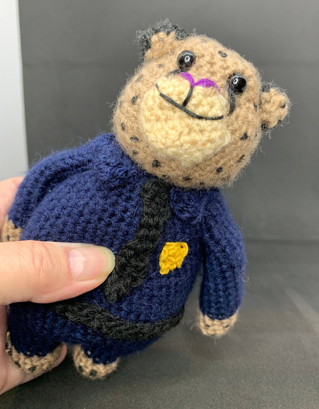 Officer Clawhauser, Zootopia, Crochet, Cheetah - Etsy
