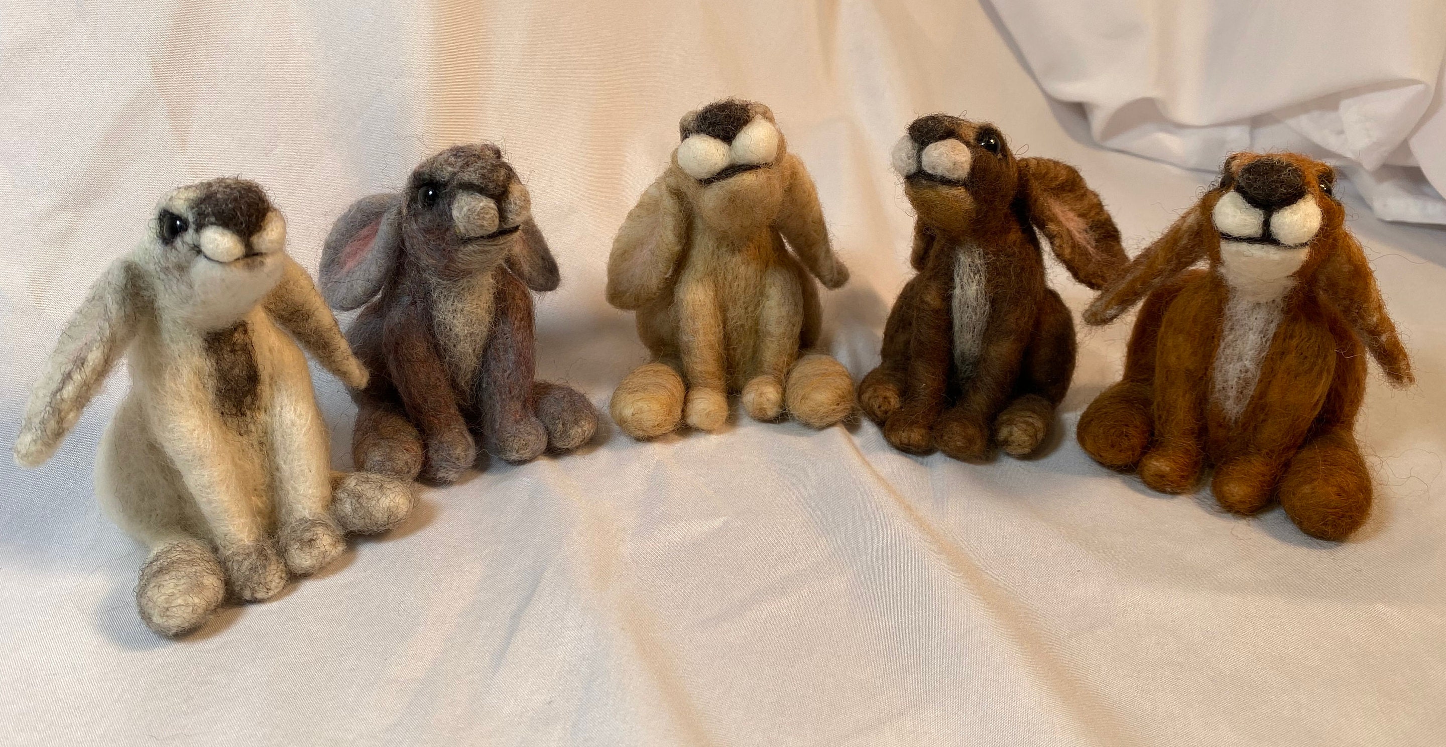 Needle Felting Pattern/wool Sculpting Pattern of a Little Sitting Hare ...