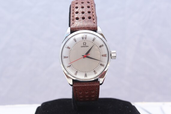 Rare Vintage Oversized 1950s Omega 17 Jewels Stainle… - Gem