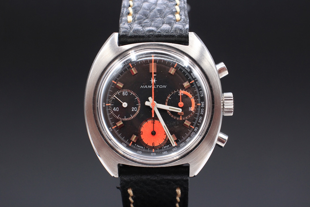 Vintage Hamilton G Chronograph Valjoux 7736 , Ref 640001 Mechanical ...