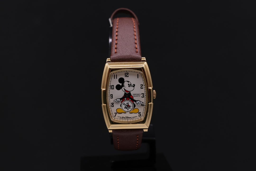 SEIKO Mickey Mouse Disney Quartz Watch With Second Dial - Etsy