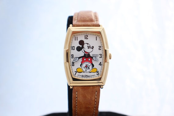 SEIKO Mickey Mouse Disney Quartz Watch with Second Di… - Gem