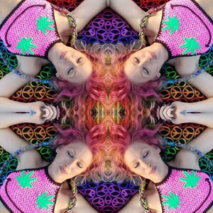 High Eyes Festival Crop Top* Handmade Festival, Psychedelic Clothing ...