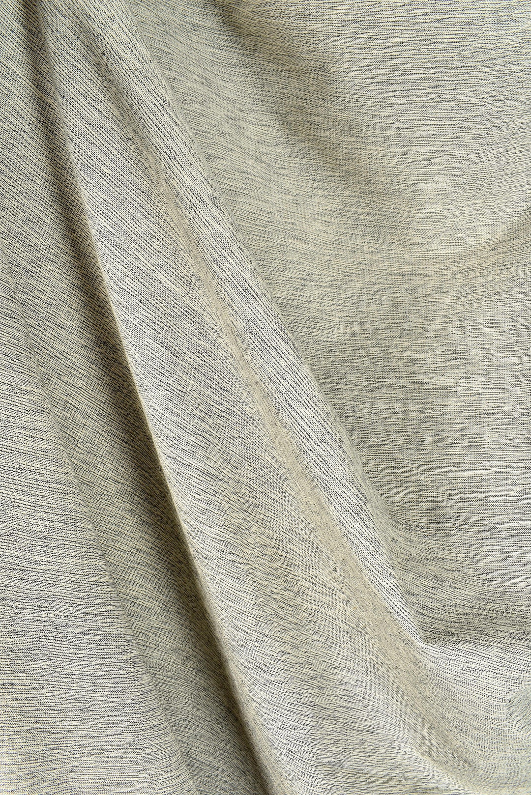 Handwoven Cotton Fabric, Static Pattern, Gray Beige Black, Thailand ...