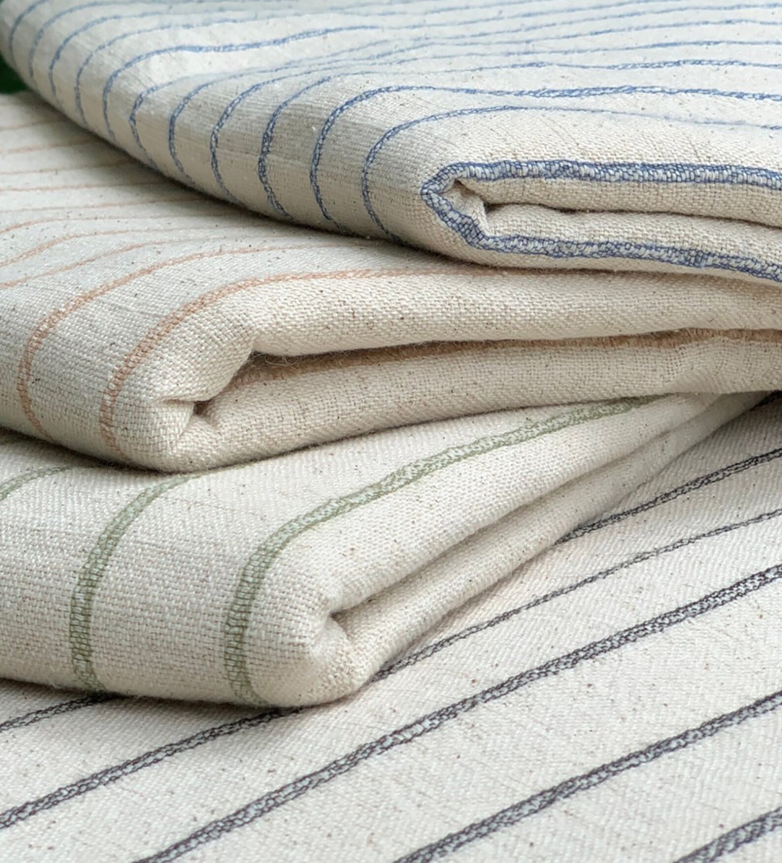 Unbleached 100% Cotton Fabric Off-white Cream Color Woven | Etsy