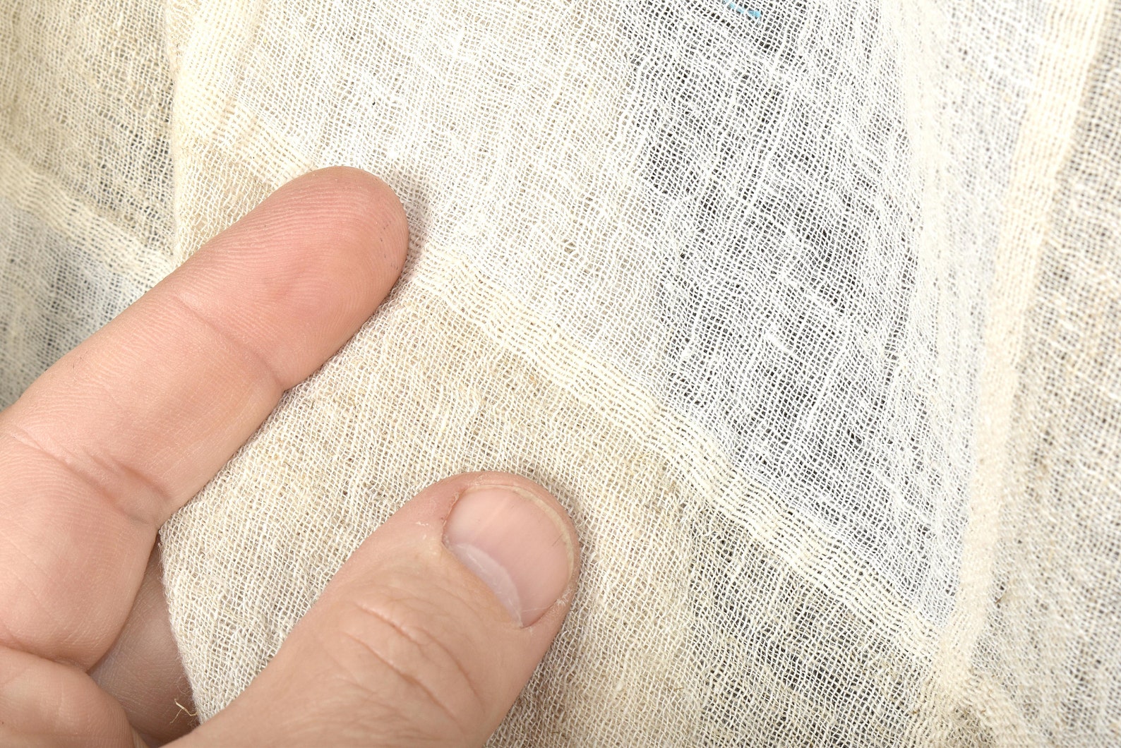 Delicate Neutral Beige Tan White Checkerboard Linen Cotton - Etsy