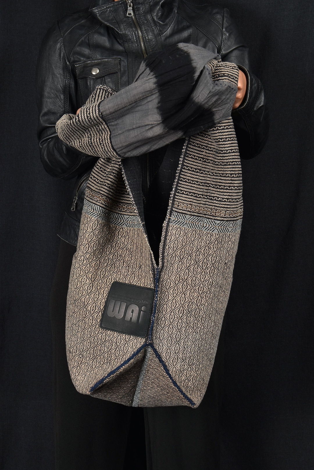 Handwoven Tribal Cotton Shoulder Bag, Ethnic Crossbody Tote, Handsewn ...