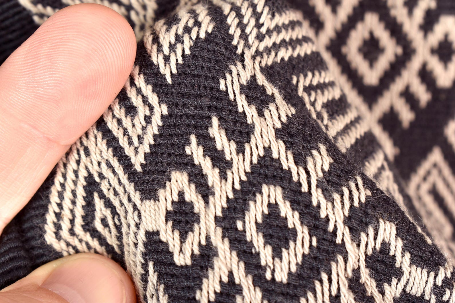 Handwoven Sumba Textile Runner, Black Sepia Ethnic Tapestry (18x63 In ...