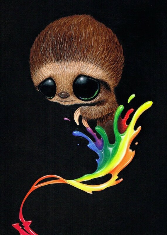 Sloth Pop Art