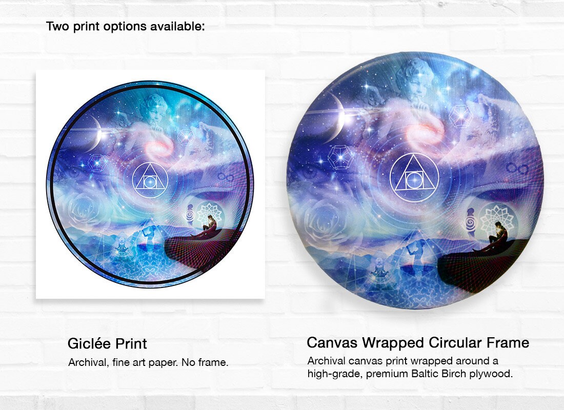 Aether Element 12 X 12 Collage Art Print Mystical and - Etsy