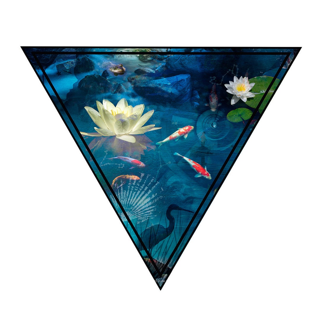 Water Element 2 12 X 12 Collage Art Print Nature - Etsy