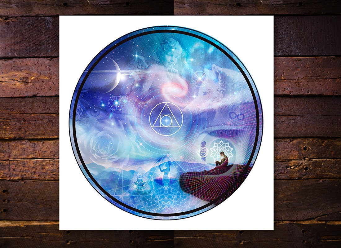 Aether Element 12 X 12 Collage Art Print Mystical and - Etsy