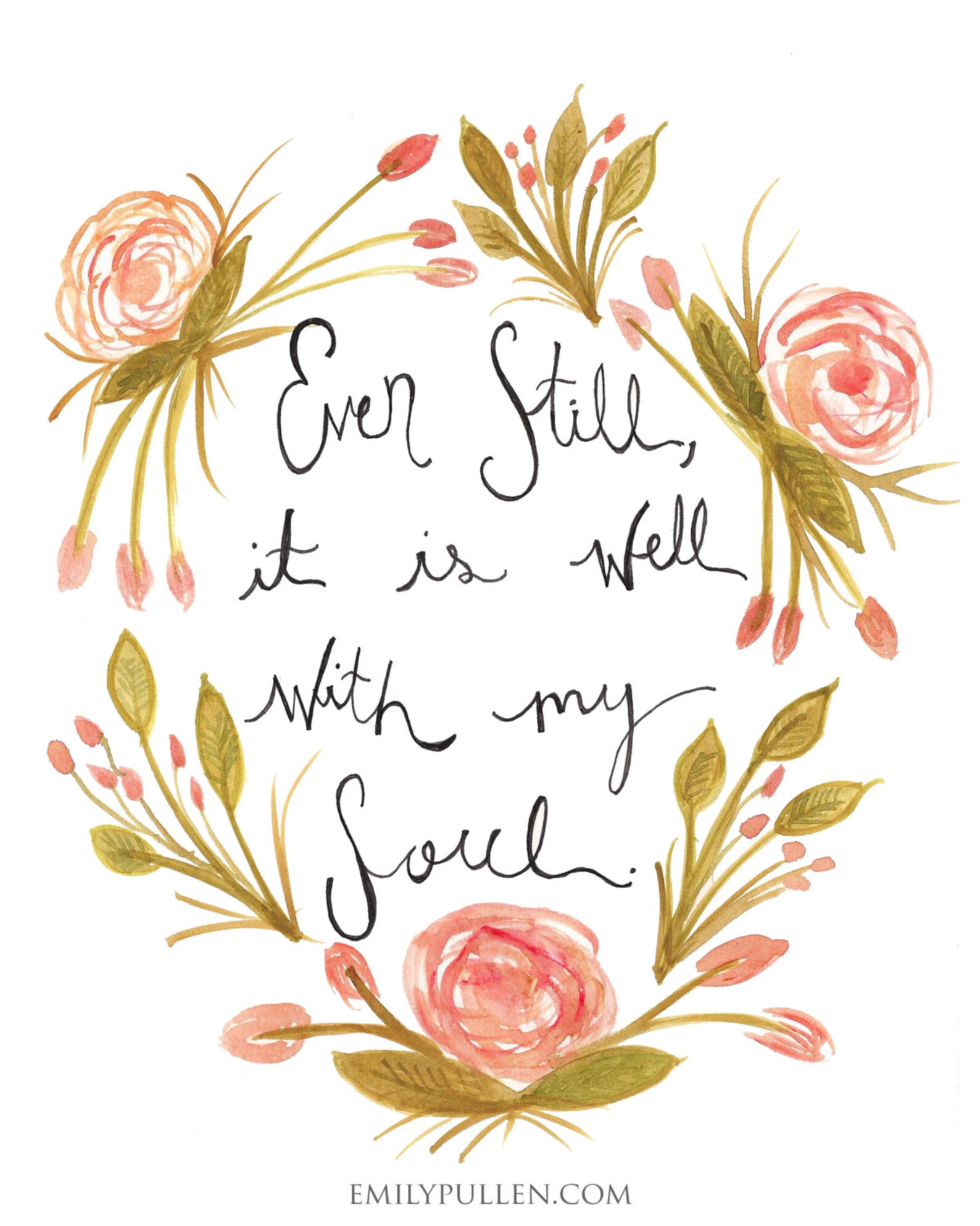 It is Well Print - Etsy