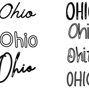 Ohio College Towns SVG - Etsy