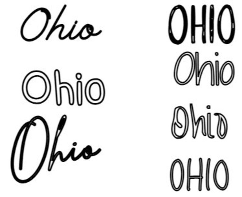Ohio College Towns SVG - Etsy