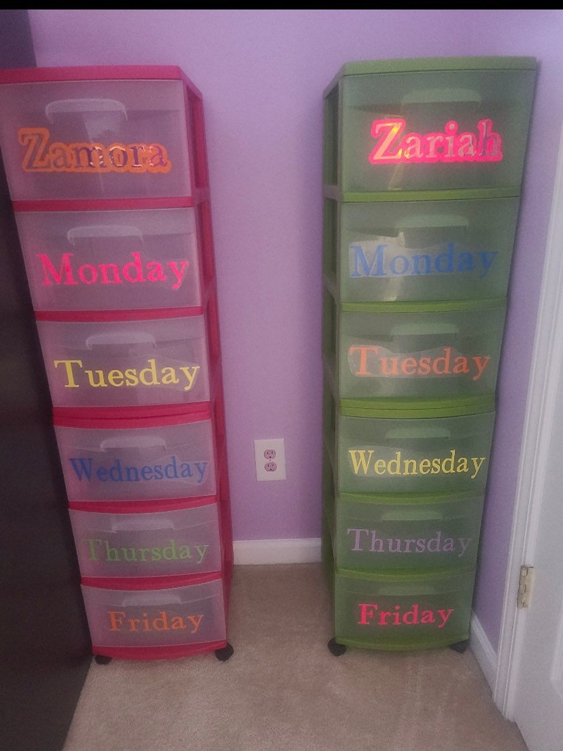 Large Vinyl Days of the Week for Classrooms and Home - Etsy