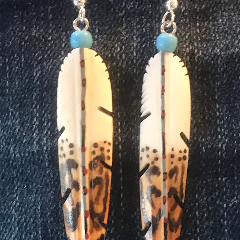 Bone Earrings - Etsy