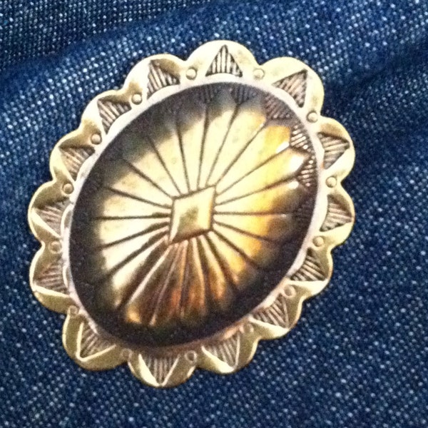 Large Concho Belt - Etsy