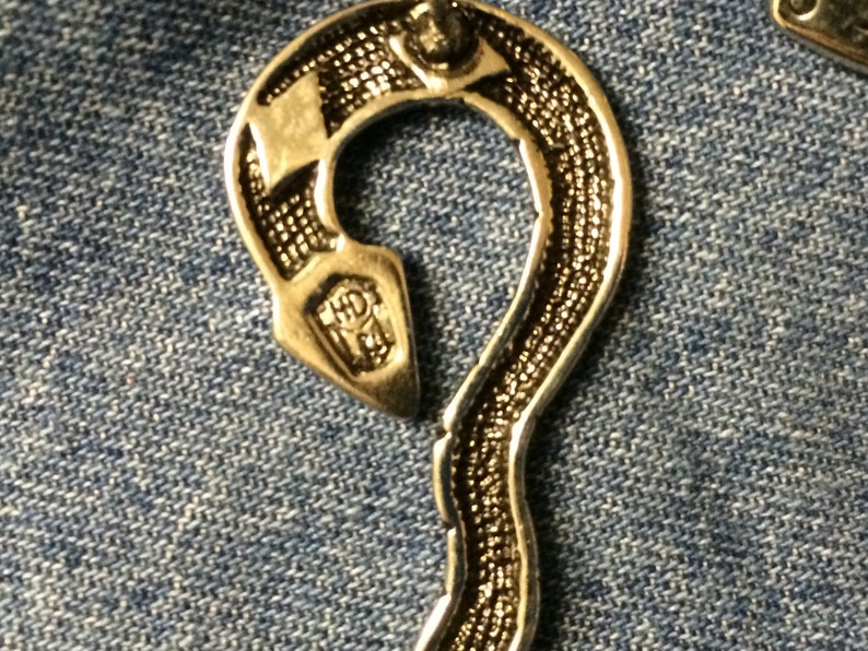 Silver Harley Davidson Rattlesnake Inlay Earrings - Etsy