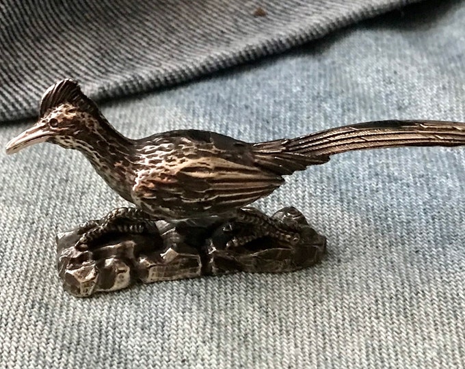 Solid Brass Pair of Road Runner Birds Greatly Detailed and in Perfect ...