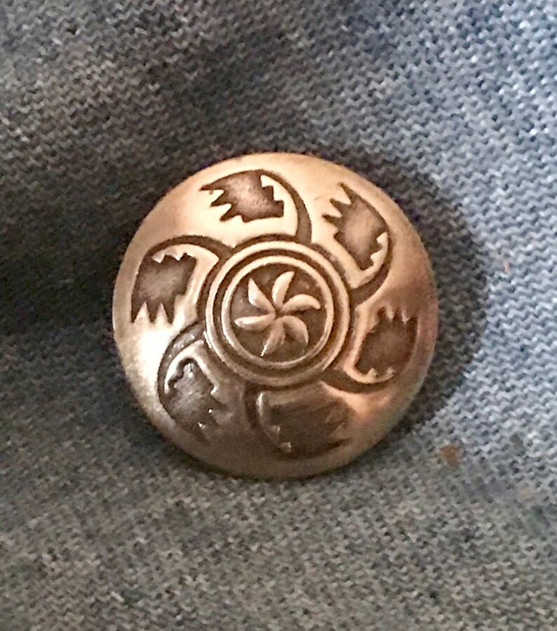 4 - Silver Conchos - Screwback - 3/4" - Etsy