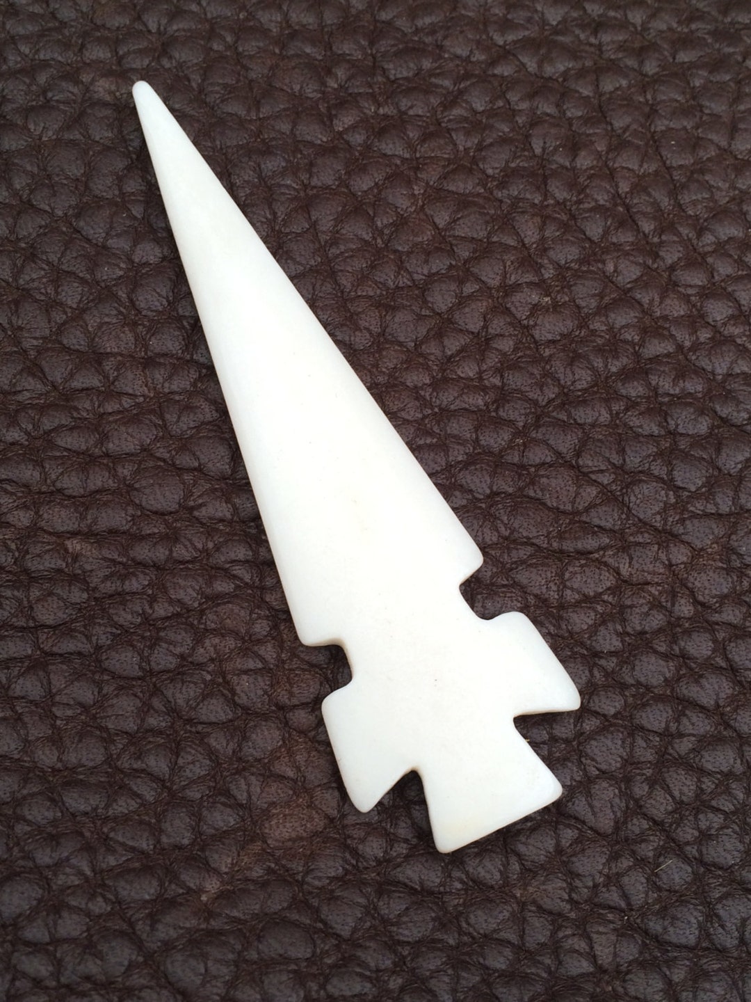 2 - Carved Bone Arrowheads - Etsy