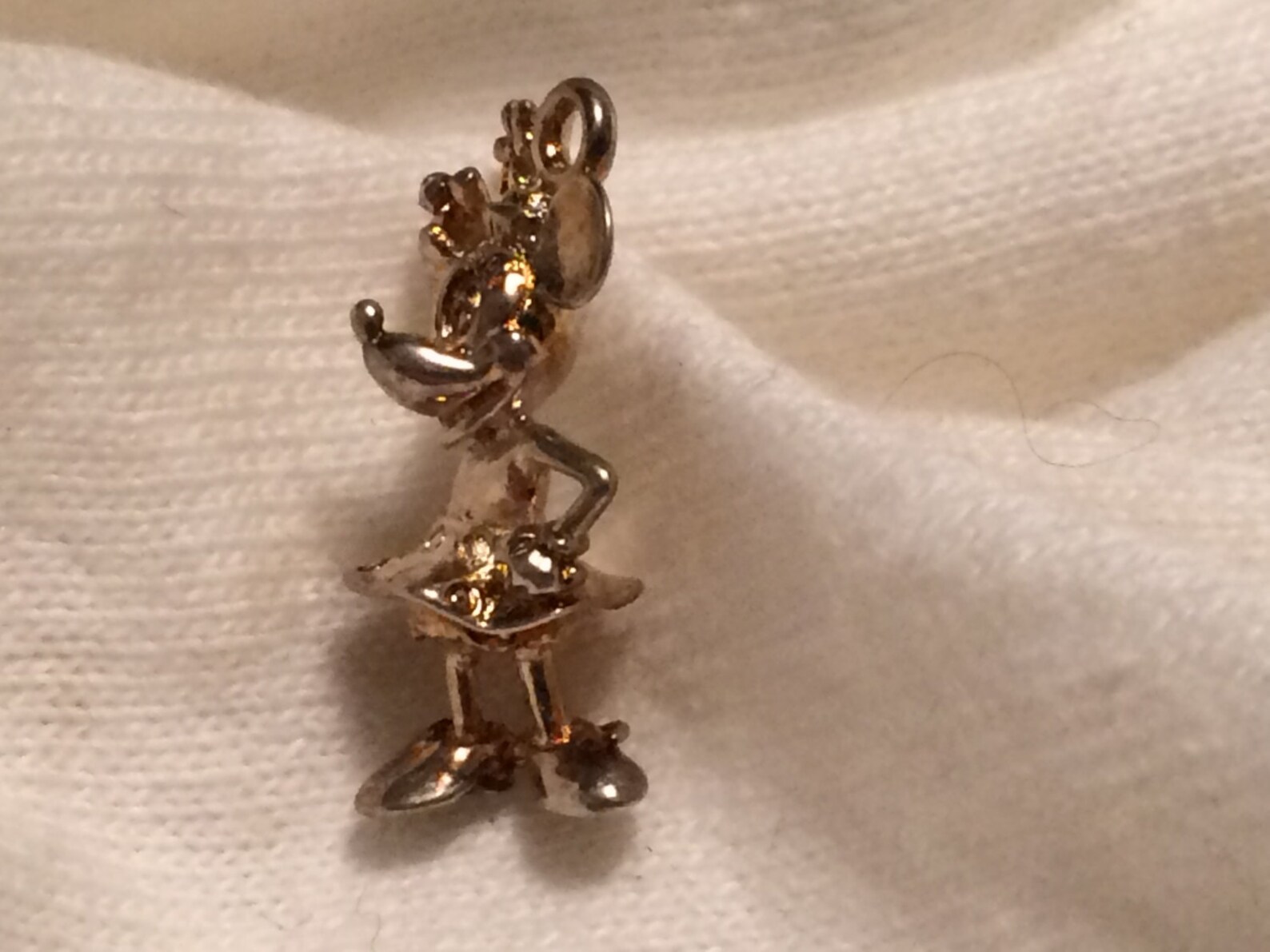 Sterling Silver Disney Minnie Mouse Pendant / Charm - Etsy