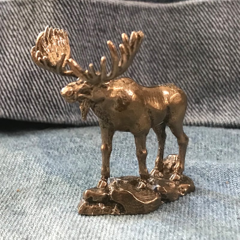 Moose Figurine - Etsy