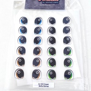 Iron-on Fabric Doll Eyes Decals, Thermo Vinyl, Assorted Colors - Etsy