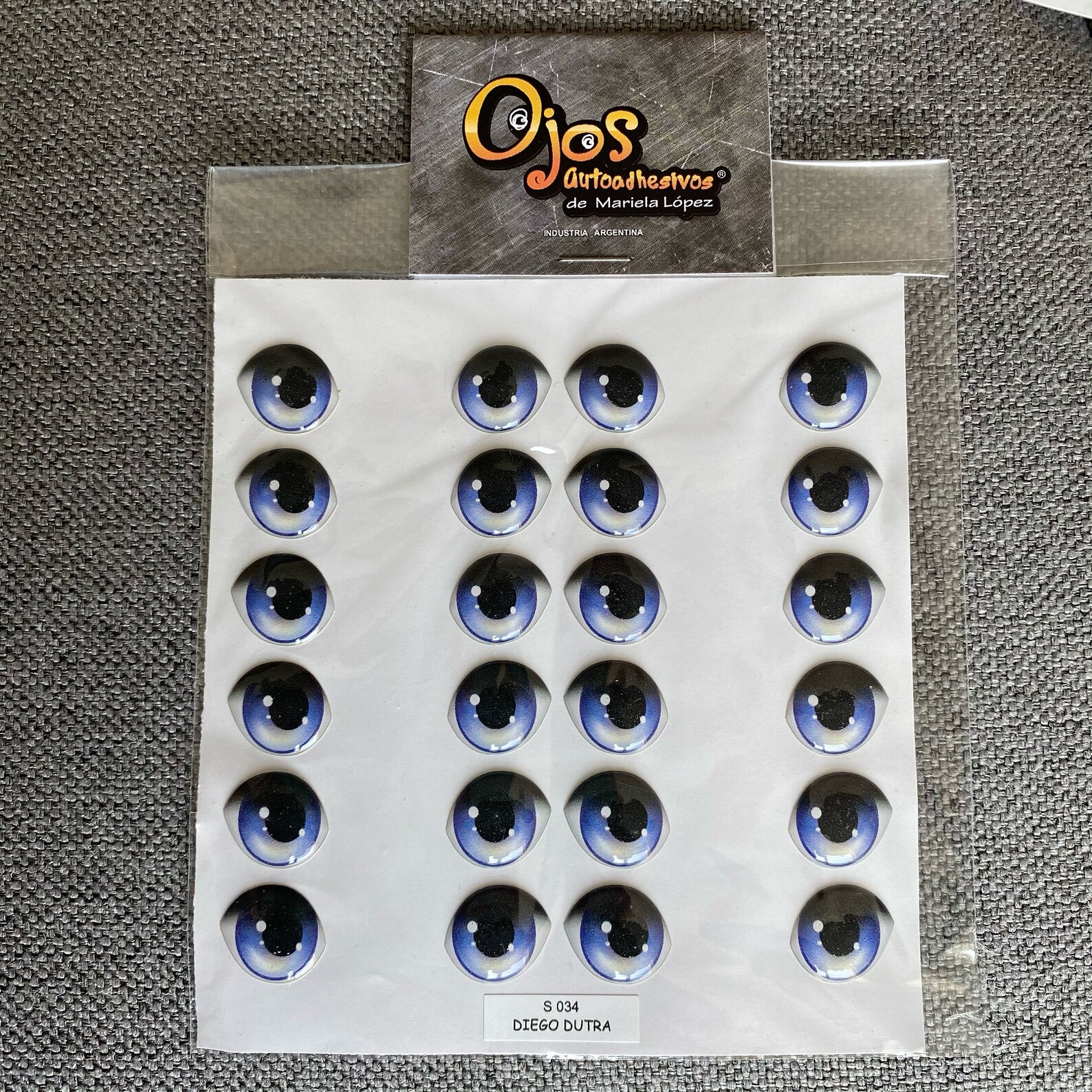 EYES 3D STICKERS Ojos 3D Model 034 Autoadhesivos Diego - Etsy