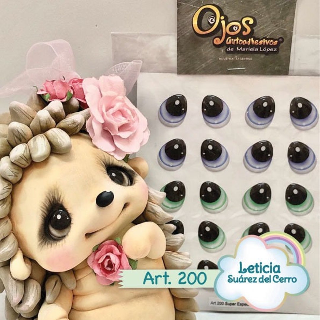 Resin Eyes Assorted Colors for Figures, Supplies for Cold Porcelain Air ...