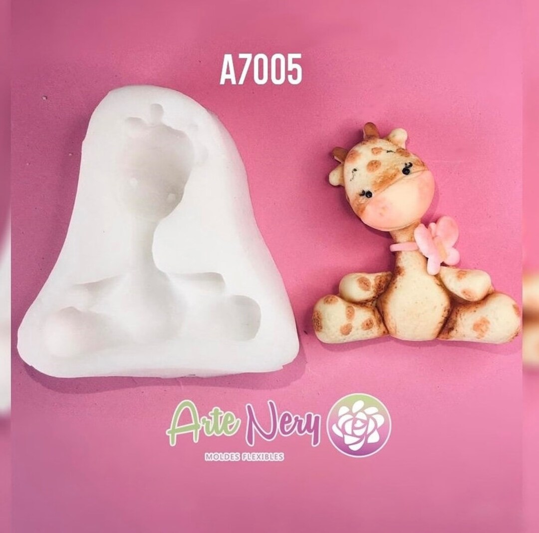 Giraffe Silicone Mold for Crafts Figures, Multifunctional Silicon Mould ...